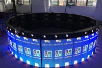 China IP65 Flexible LED Display Screen P3mm 111111 Pixels Curve Shaped for Hotel for sale