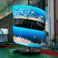China SDK IP33 Innovative Screen Technology , 1000x1000mm Flexible LED Curtain Screen for sale