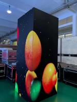 China SDK IP33 Innovative Screen Technology , 1000x1000mm Flexible LED Curtain Screen for sale