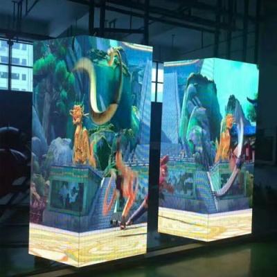 China Indoor Outdoor Flexible LED Screen P3 P3.91 P5 3D Creative Video Wall Custom Size for sale