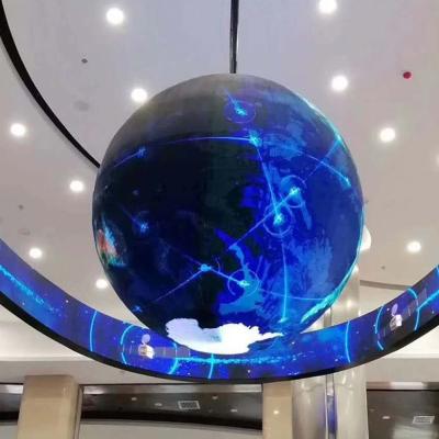 China Indoor Outdoor Flexible LED Display Screen 2mm Pixel Pitch Full Color Creative Video Wall for sale