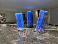 China Seamless Corner Curved LED Video Wall , Exhibition LED Display Soft Module for sale