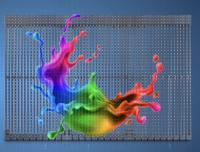 China ODM OEM Transparent LED Curtain Display , Aluminum Frame Transparent Mesh Screen for sale