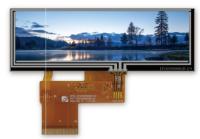 China 3.9 Inch Bar Type TFT LCD Display 480×128 Resolution 380cd/m² Brightness RGB Interface for Industrial Control for sale