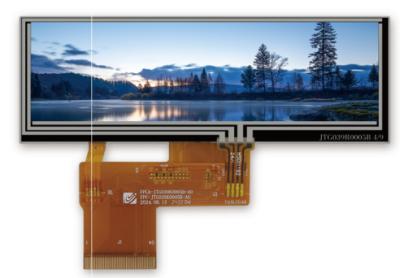 China 3.9 Inch Bar Type TFT LCD Display 480×128 Resolution 380cd/m² Brightness RGB Interface for Industrial Control for sale