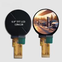 China 0.9 Inch IPS Round LCD Display 128x128 Resolution MCU/SPI Interface 23.04mm Active Area for sale