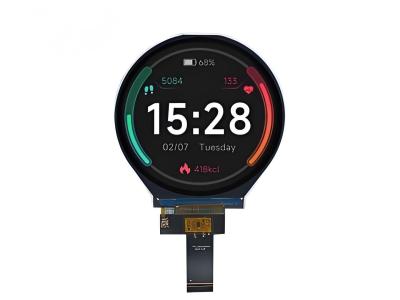 China 3.4 Inch Round LCD Display 800×800 Resolution IPS Panel with MIPI Interface -20°C to +70°C Operating Range for sale