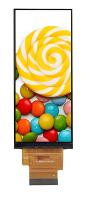 China 3.99 Inch Vertical Bar Type TFT LCD Display 400×960 Resolution 400 cd/m² Brightness RGB/MIPI Interface for sale