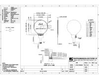 China 1.28 Inch Circular LCD Screen 240×240 Resolution 380cd/m² IPS TFT Display with Touch Interface for sale