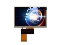 China 5.0 Inch IPS WVGA TFT LCD Display 800×480 Pixels with RGB/LVDS Interface and Capacitive Touch for sale
