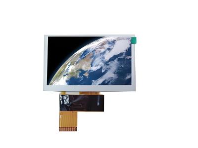 China 4.3 Inch IPS TFT LCD Display 800x480 Resolution 250cd/m² Brightness Industrial Touch Screen Module for sale