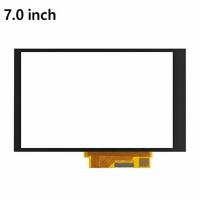 China 7.0 Inch IPS TFT LCD Display 1024×600 Resolution 1000 Nits Brightness RGB/LVDS Interface for sale