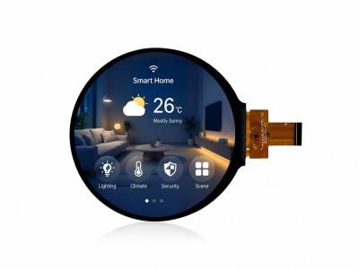 China 2.1 Inch Round IPS TFT LCD Touch Display 480×480 MIPI RGB Interface For Smart Home Control Panels for sale