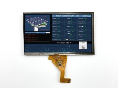 China 7.0 Inch TN TFT LCD Module 800*480 Multi‑brightness RGB Display For Medical Equipment for sale