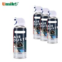 China 450ml Eco Friendly Air Duster Spray for Electronics Cleaning with 5 Year Shelf Life and 65*158mm Can Size for sale