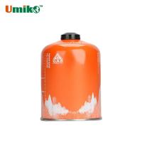 China 450g Isobutane Gas Canister for Camping - Eco-Friendly Fuel with 5-Year Shelf Life and 24-Piece Carton Packaging for sale