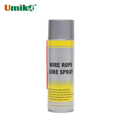 China 450ml Heavy Duty Wire Rope Lubricant Spray with -30℃ to 80℃ Temperature Range for Corrosion Protection for sale