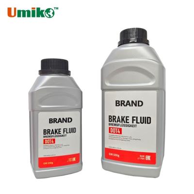 China DOT4 Fully Synthetic Brake Fluid 500ml High Performance Automotive Brake System Oil for sale