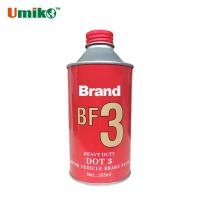 China BF3 DOT3 Brake Fluid 355ml 500ml 1L High Boiling Point Fully Synthetic Automotive Lubricating Oil for sale