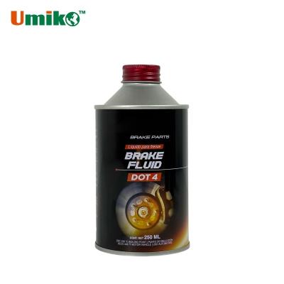 China Full Synthetic Brake Fluid DOT 4 250ml High Temp Stability for sale