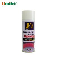 China F1 White Aerosol Spray Paint 450ml Weather Resistant for Industrial and DIY Applications with 3-Year Shelf Life for sale