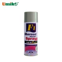 China F1 Silver Spray Paint 400ml Aerosol - Weather Resistant Corrosion Protection for Metal & Plastic for sale
