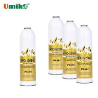 China 1kg HFO-1234yf Refrigerant Gas with 73*260mm Can Size and GWP <1 for Automotive AC Systems for sale