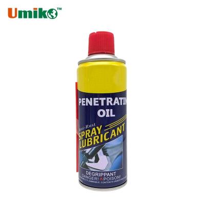 China 450ml Penetrating Oil Spray Lubricant for Rust Removal and Prevention - 3 Year Shelf Life Industrial Grade for sale