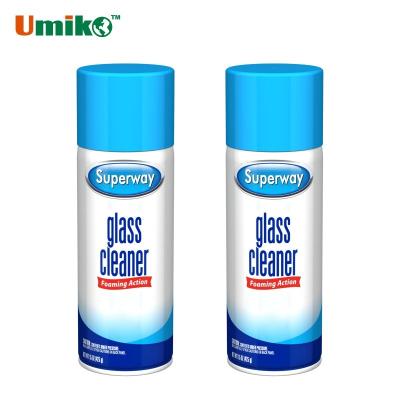 China Glass Foam Cleaner Spray 400ml Streak Free Formula for Car Windshields and Home Windows for sale