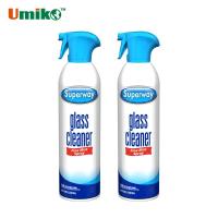 China Fine Mist Glass Cleaning Spray 500ml 650ml Car Mirror Cleaner Quick Dry Oil Film Remover for sale