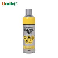 China Odorless Multipurpose Silicone Spray 450ml-500ml for Auto and Industrial Lubrication with 3-Year Shelf Life for sale