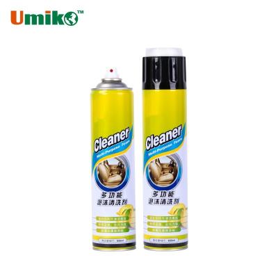 China 650ml Multi-Functional Foam Cleaner Spray for Cars and Household Use - 65×240mm Can Size with 3-Year Shelf Life for sale