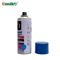 China F1 Diamond Blue Aerosol Spray Paint 450ml - Fast Drying Weather-Resistant Coating for Metal, Wood & Walls for sale