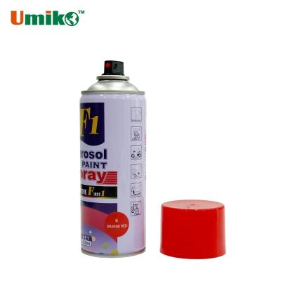 China F1 Heavy-Duty Spray Paint 450ml for Metal, Wood & Plastic - UV Resistant Coating with 10+ Colors for sale