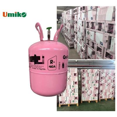 China 11.3kg R410a Refrigerant Gas 99.8% Purity for HVAC Air Conditioner Refrigeration Systems for sale