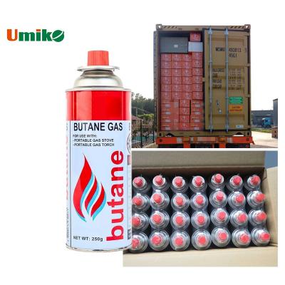 China Wholesale Butane Gas Refill Canister 220g 250g for Camping Stove and Blowtorch for sale