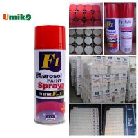 China F1 Acrylic Fast Dry Aerosol Spray Paint 450ml for Industrial Quick Repair and Professional Use for sale