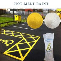 China Weather Resistant Thermoplastic Road Marking Paint with Scratch Resistance and 180-220°C Application Temperature for sale