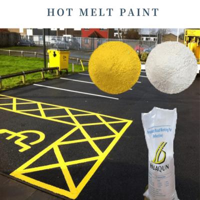 China Weather Resistant Thermoplastic Road Marking Paint with Scratch Resistance and 180-220°C Application Temperature for sale