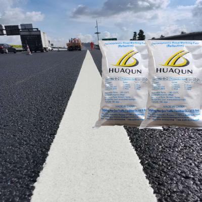 China AASHTO M249 Standard Thermoplastic Road Marking Paint with 30% Glass Beads for Fast Drying ≤3 mins for sale