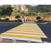 China Good Leveling Thermoplastic Road Marking Paint 15% Premixed Glass Beads Eco-Friendly for sale