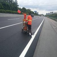 China Good Leveling Thermoplastic Road Marking Paint 15% Premixed Glass Beads Eco-Friendly for sale
