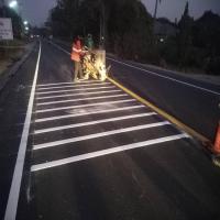 China Reflective Thermoplastic Road Marking Paint Excellent Weather Resistance Low Maintenance For Highway Traffic Safety for sale