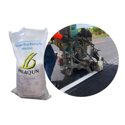 China Anti-Slip Self-Drying White And Yellow Thermoplastic Traffic Road Marking Powder Paint for sale