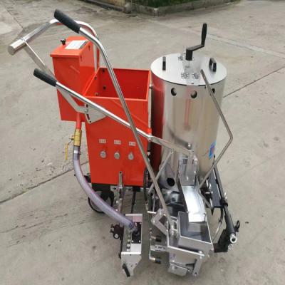 China Double Stainless Steel CK308S Hand Push Thermoplastic Road Marking Machine for Easy Operation for sale