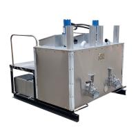 China Energy Saving Hydraulic Double Cylinder Thermoplastic Paint Preheater with Diesel Engine Kneader for sale