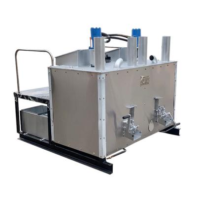 China Energy Saving Hydraulic Double Cylinder Thermoplastic Paint Preheater with Diesel Engine Kneader for sale