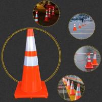China Twistable Reinstatable Road Traffic Cone For Road Safety Customized for sale