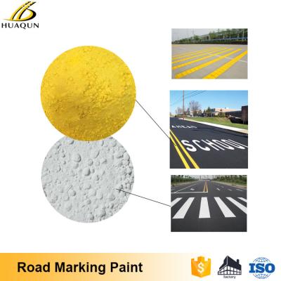 China Excellent Reflective Coating Yellow and White Powder Road Marking Thermoplastic Paint for sale