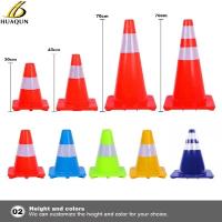 China Twistable Reinstatable Road Traffic Cone For Road Safety Customized for sale